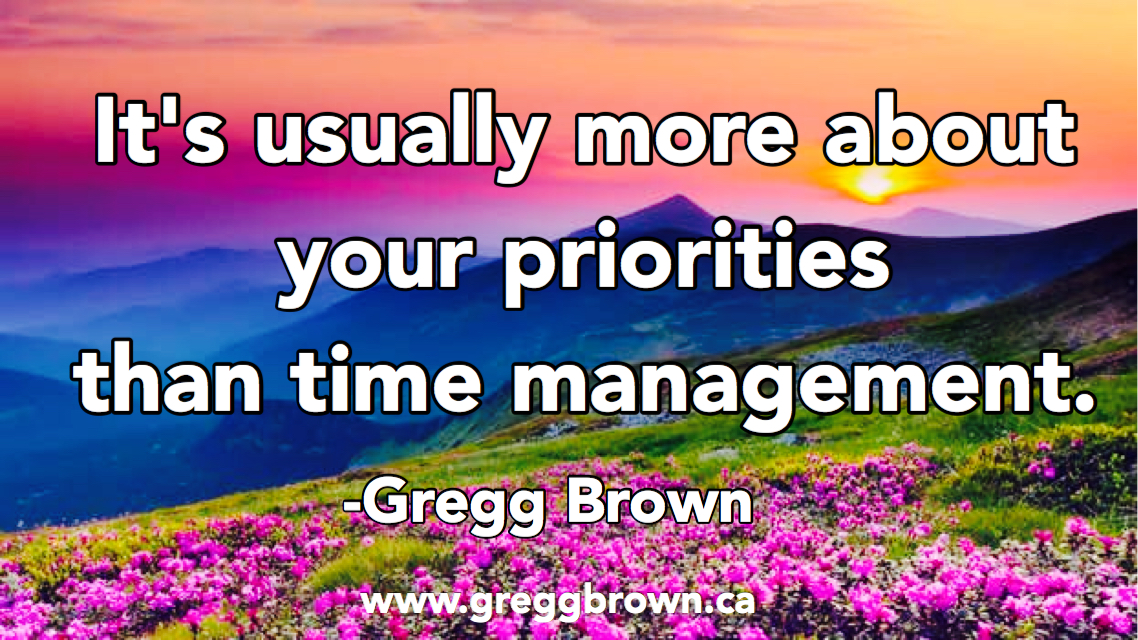 Change Management: What to Do When Priorities Change - Gregg Brown